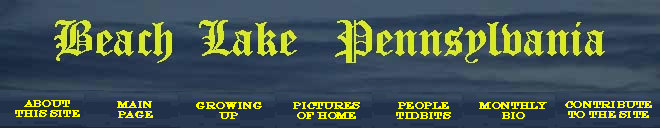 Beach Lake Pennsylvania